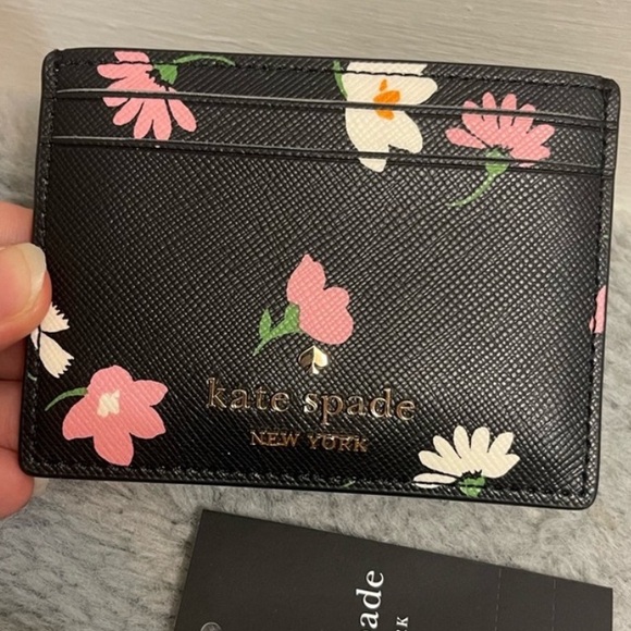 kate spade | Accessories | Kate Spade Madison Floral Card Case Nwt ...